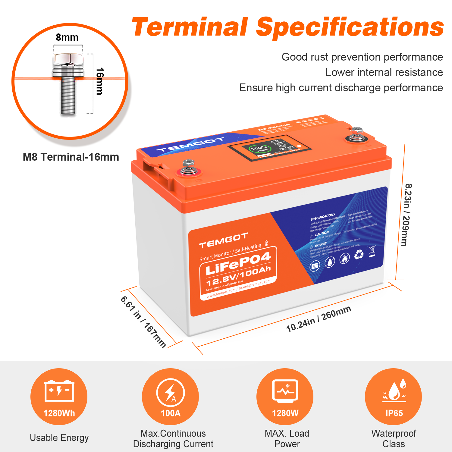 Temgot Lithium Batteries